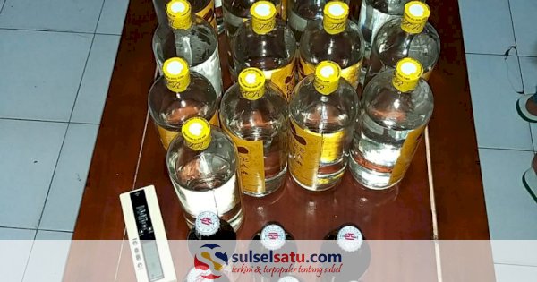 Ops Cipta Kondisi Tim Gabungan Polres Sinjai Amankan Puluhan Botol ...