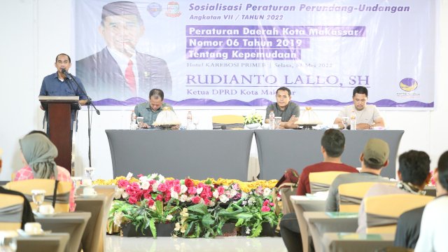 Sosialisasi Perda Kepemudaan, Ketua DPRD Rudianto Lallo Ajak Pemuda ...