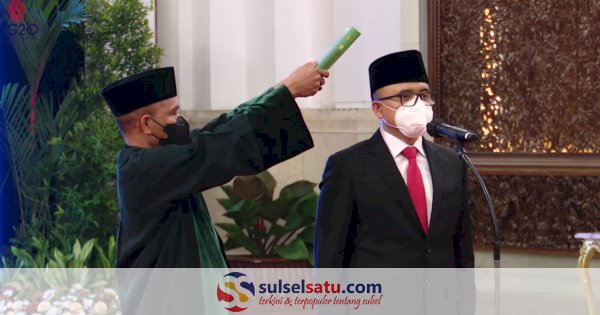 Abdullah Azwar Anas Resmi Gantikan Almarhum Tjahjo Kumolo Sebagai MenPAN RB